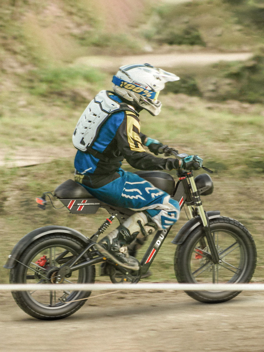 Duotts | Full Suspension Retro Electric Bicycle